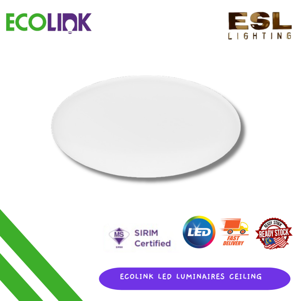 ESL LIGHTING ECOLINK LED Ceiling Light - 20W/24W | Shopee Malaysia