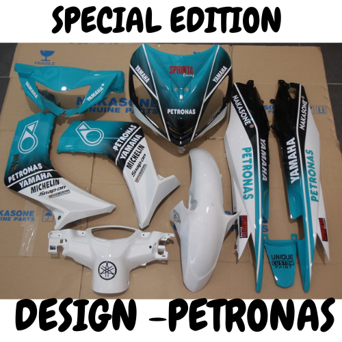 YAMAHA LC V4 V6 /Y15 V1 V2 COVER SET SPECIAL EDITION DESIGN PETRONAS ...