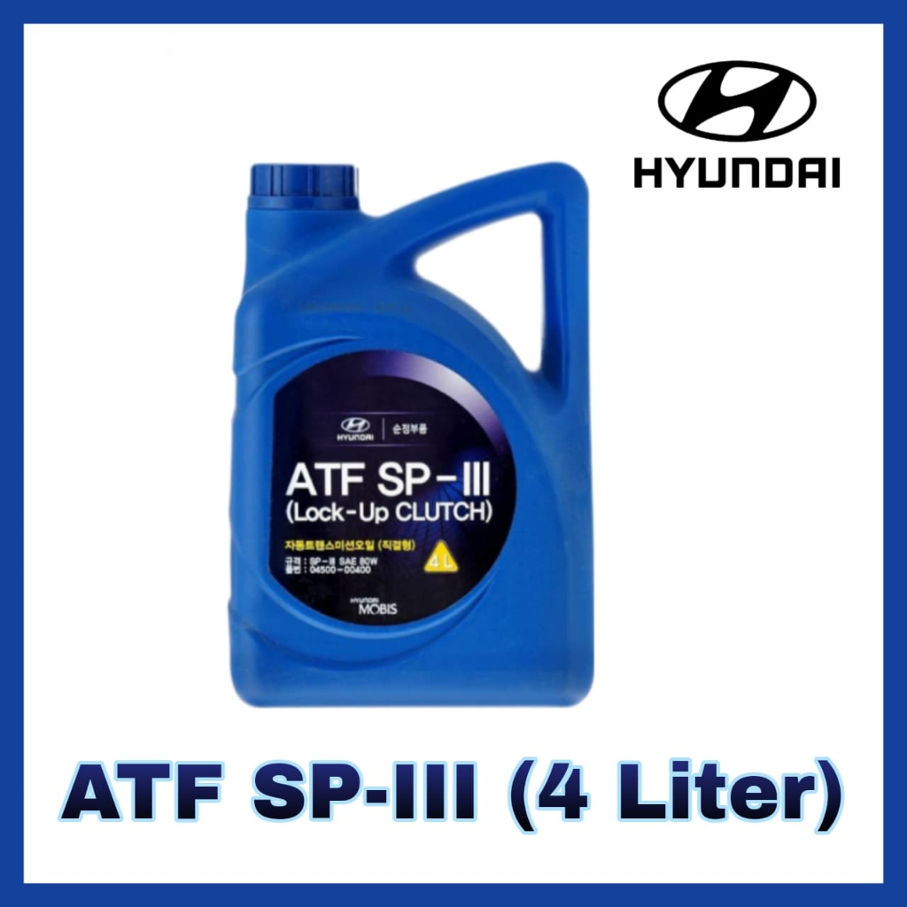 Hyundai/KIA SP3 lock-up clutch ATF Gear Oil (4 Liter) for Matrix ...