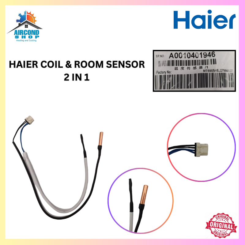 HAIER COIL SENSOR & ROOM SENSOR 2 IN 1 AIR-CONDITIONER WALL TYPE COPPER ...