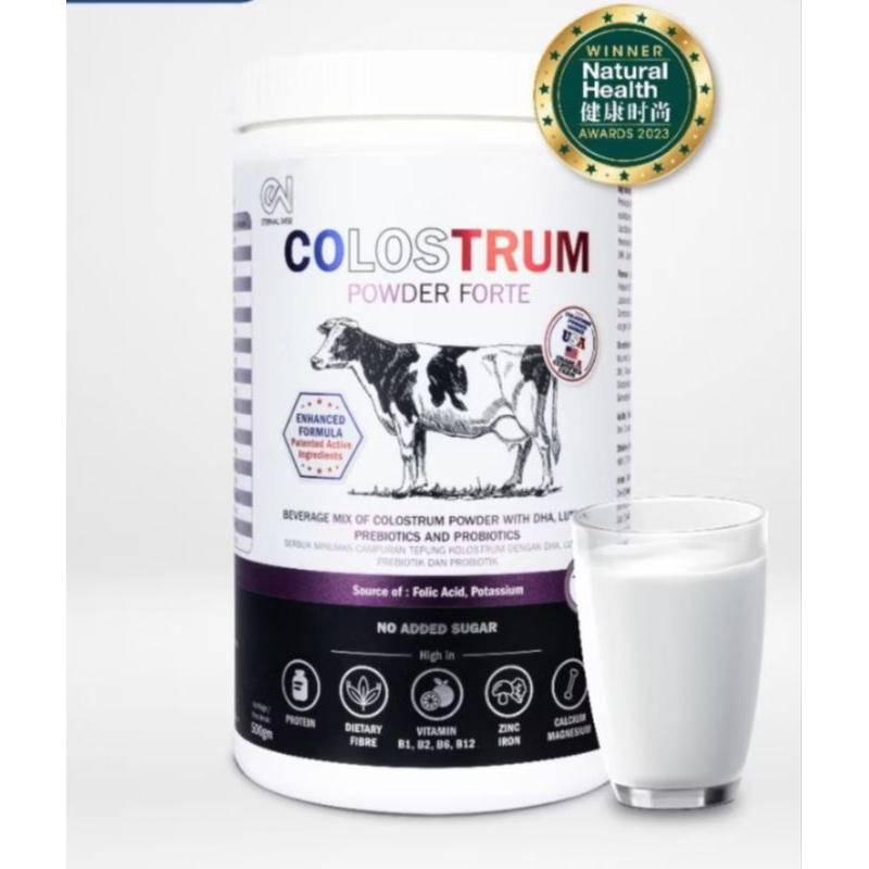 (ETERNAL WISE) COLOSTRUM POWDER FORTE 500GRM (EXP:12/26) | Shopee Malaysia