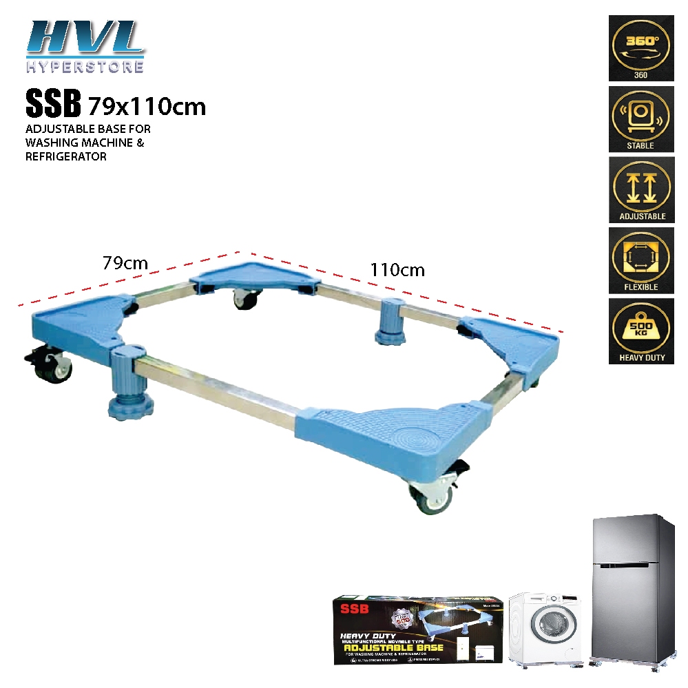Multi Function Heavy Duty Movable Adjustable Base for Washing Machine ...