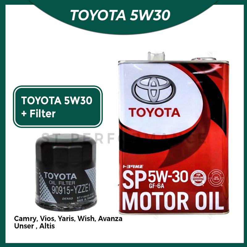 08880-10705 Toyota SN/CF GF-6 5W30 Engine Oil (4 Liter)(Made in Japan ...