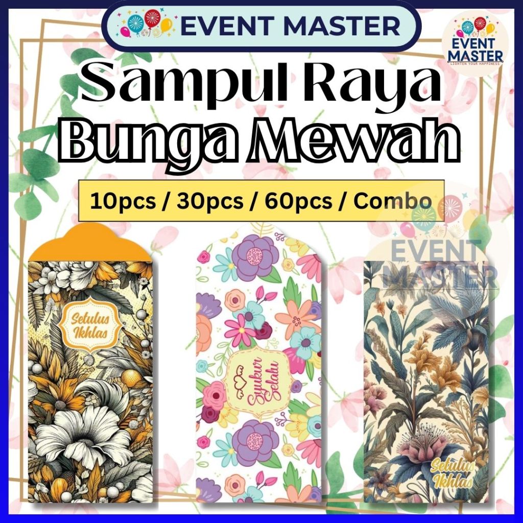 Sampul Raya 2025 Sampul Duit raya 2025 Sampul raya premium unik tebal ...