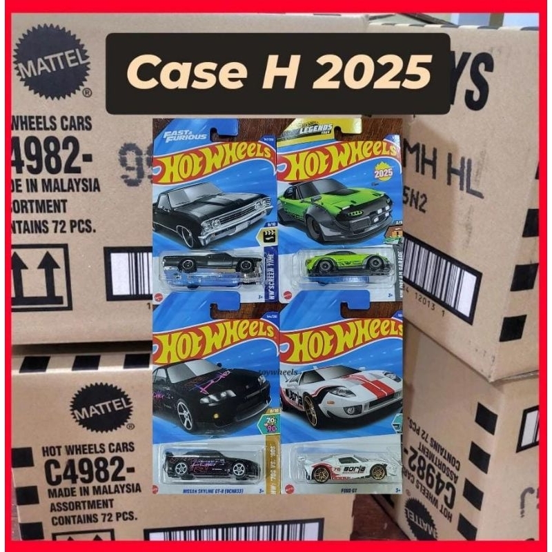 Hotwheels Case H 2025 Real Car Skyline R33 Bentley GT3 Porsche Ford Datsun | Shopee Malaysia