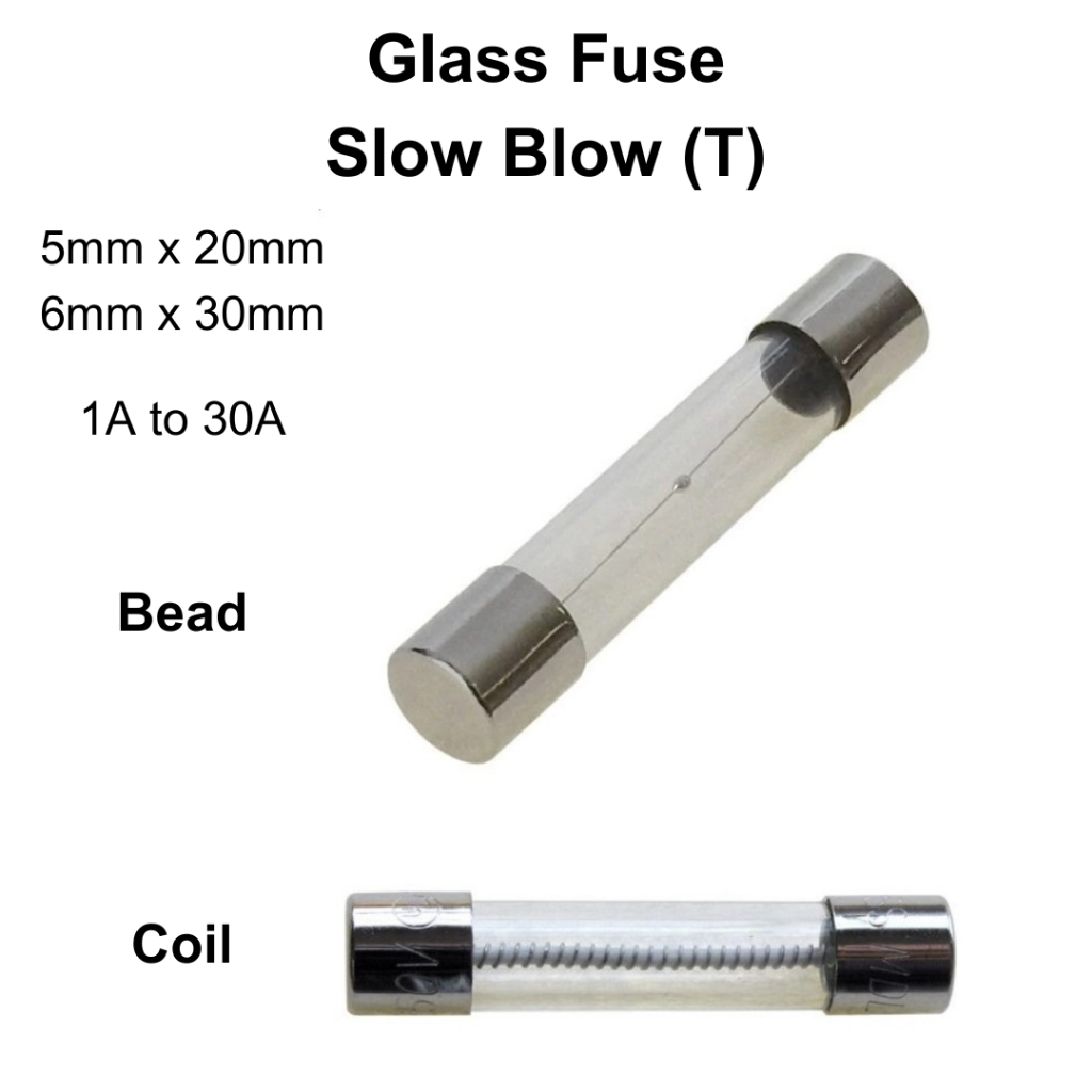 Slow Blow Glass Fuse 5x20 6x30 250V 1A 2A 3A 5A 6A 8A 10A 12A 15A 20A 30A Glass Tube Fuse Fius ...
