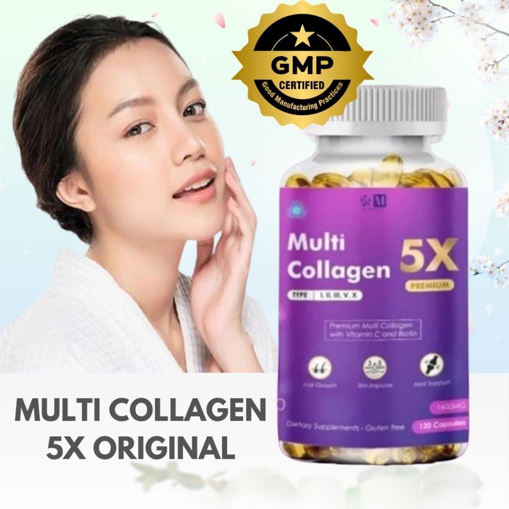 (100% Original) MULTIPLUS Multi Collagen 5X Premium 120 Capsules ...
