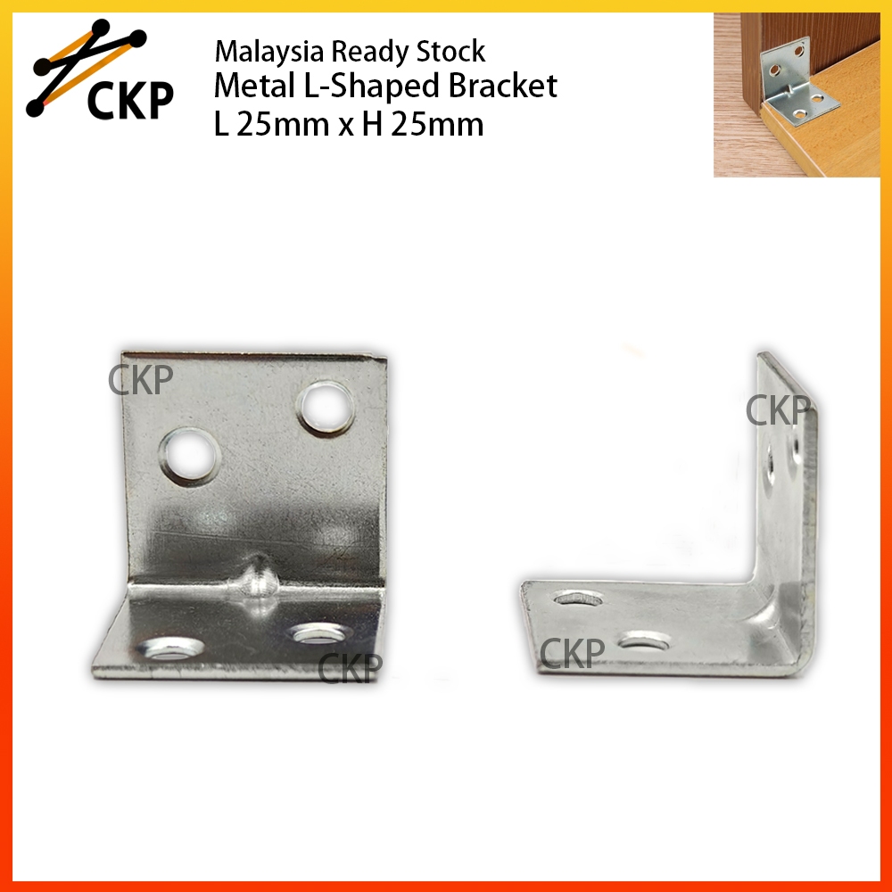 DIY 25mm x25mm x 1mm Furniture Angle Bracket / L Bracket / Corner Joint ...
