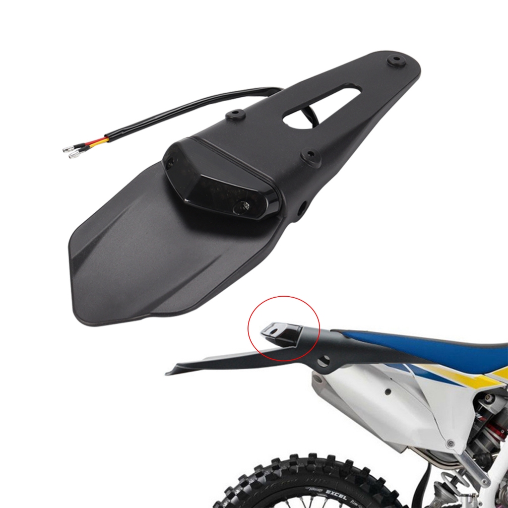 Motorcycle LED Tail Light 12V Rear Fender Brake Stop Taillight for ...