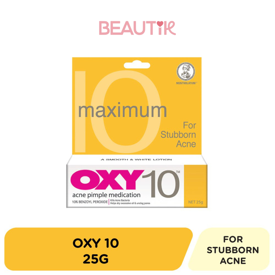 Oxy 10 AcneTreatment Lotion Benzoyl Peroxide 10% 25g | Shopee Malaysia