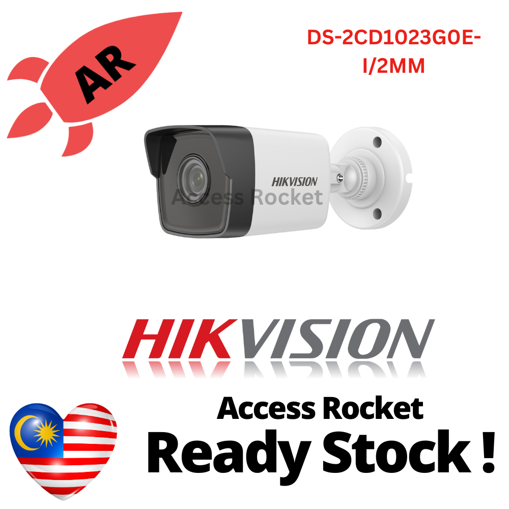 HIKVISION CCTV 2MP Fixed Bullet Network Camera DS-2CD1023G0E-I/ 2.8MM | Shopee Malaysia
