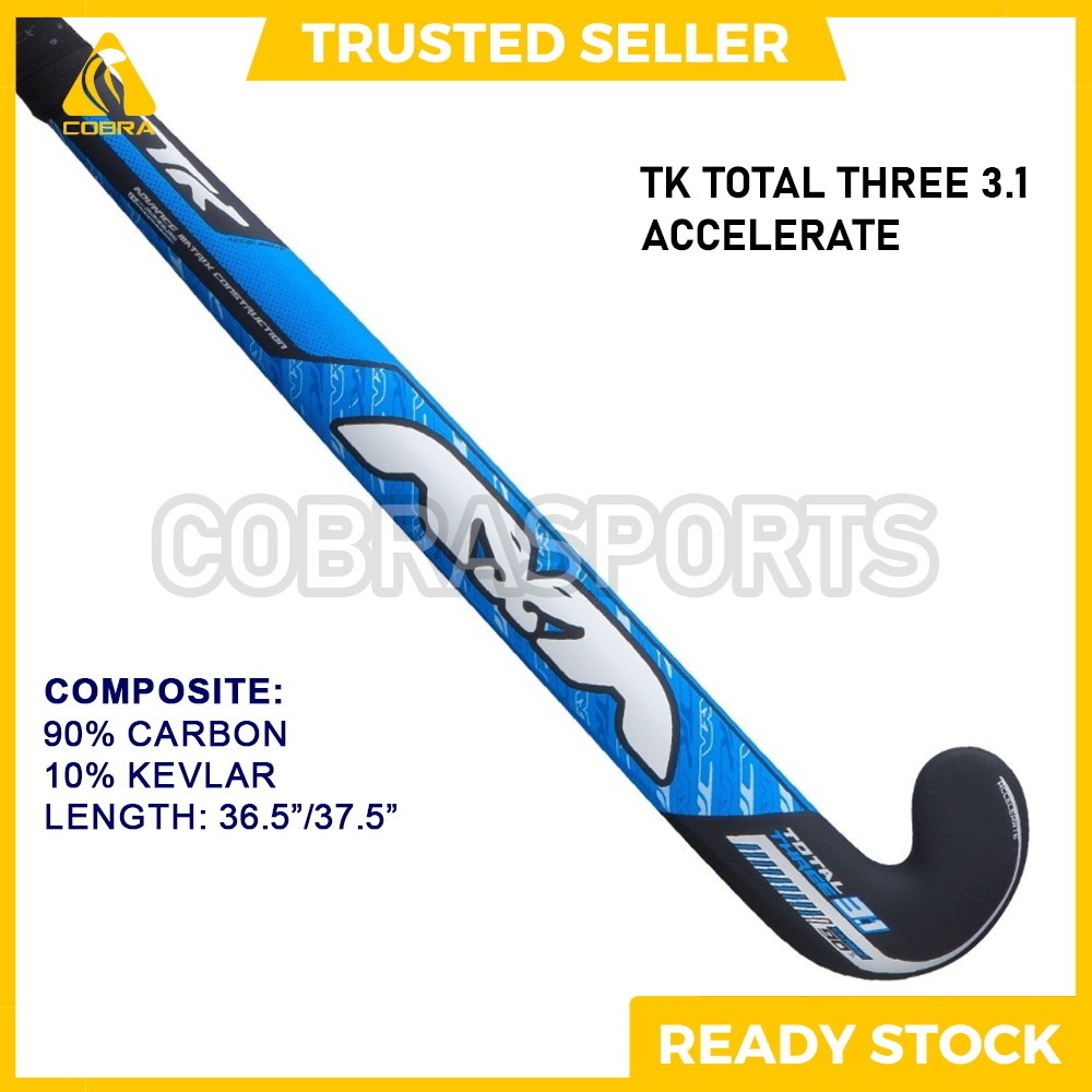 TK TOTAL THREE 3.1 ACCELERATE Composite Hockey Stick (36.5/37.5") 90% ...