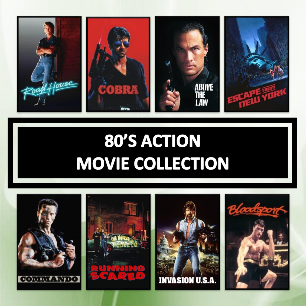 80'S ACTION MOVIE COLLECTION | PENDRIVE MOVIE | KOLEKSI KARTUN KANAK ...