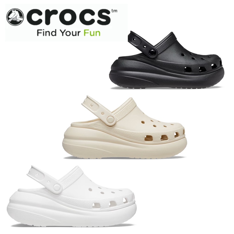 【in stock】Crocs Women classic crush clog slippers for women 5CM Beach ...