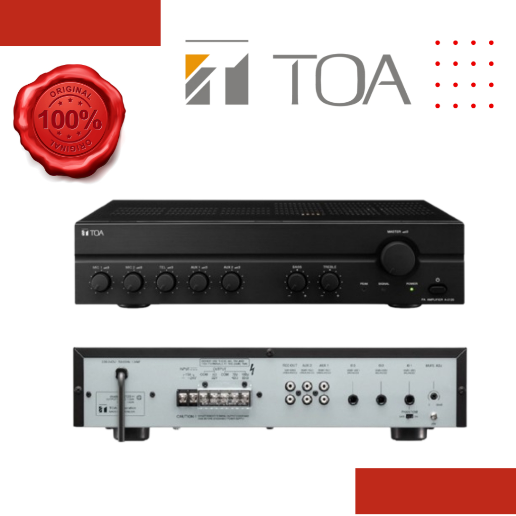 TOA Amplifier A-2240 240Watt Mixer Power Amplifier H Version (A2240 / A2240H) | Shopee Malaysia