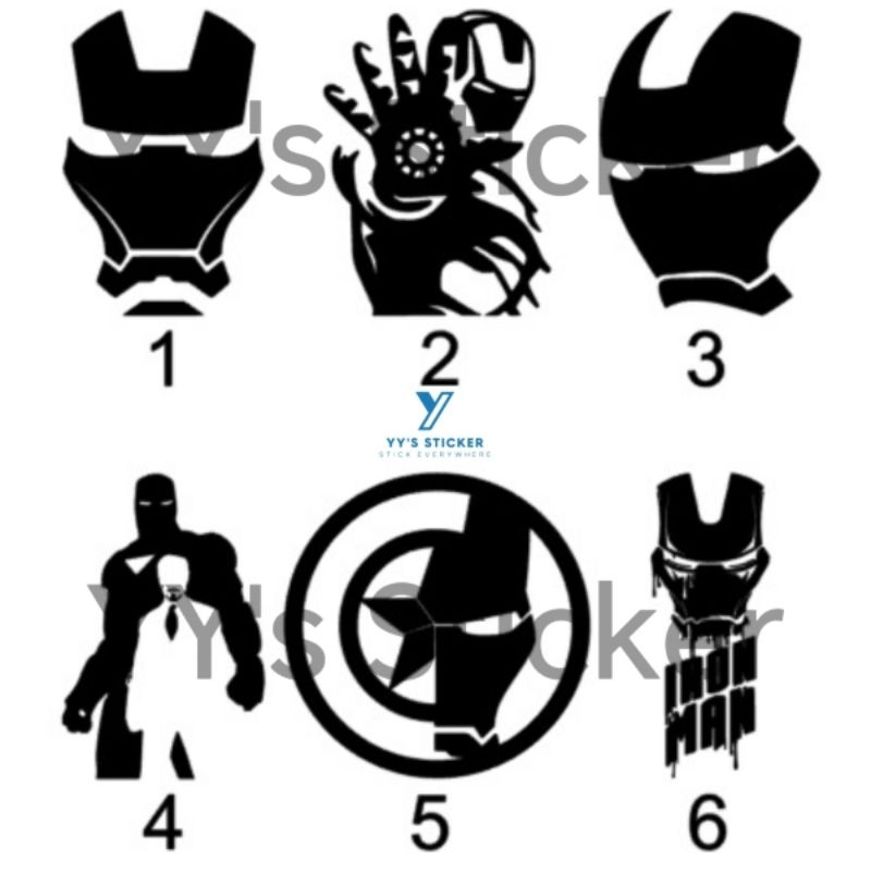 Iron-man Car Vinyl Sticker (Oracal) | Shopee Malaysia