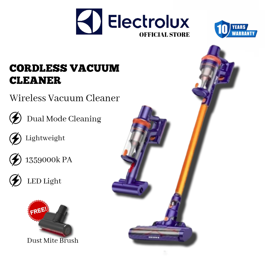 ELECTROLUX Cordless Vacuum Cleaner Dust Mite Vacuum Portable ...