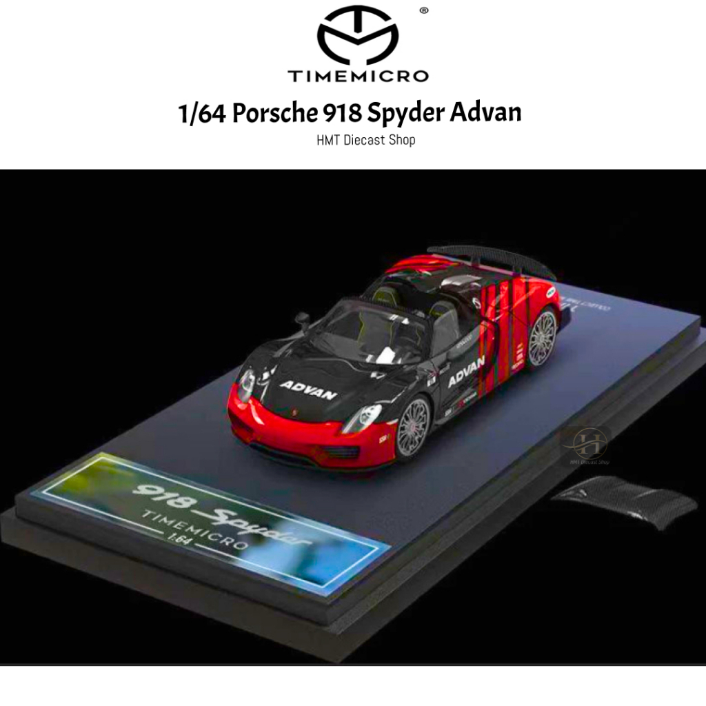 TIME MICRO 1/64 Porsche 918 Spyder Advan (READY STOCK) | Shopee Malaysia