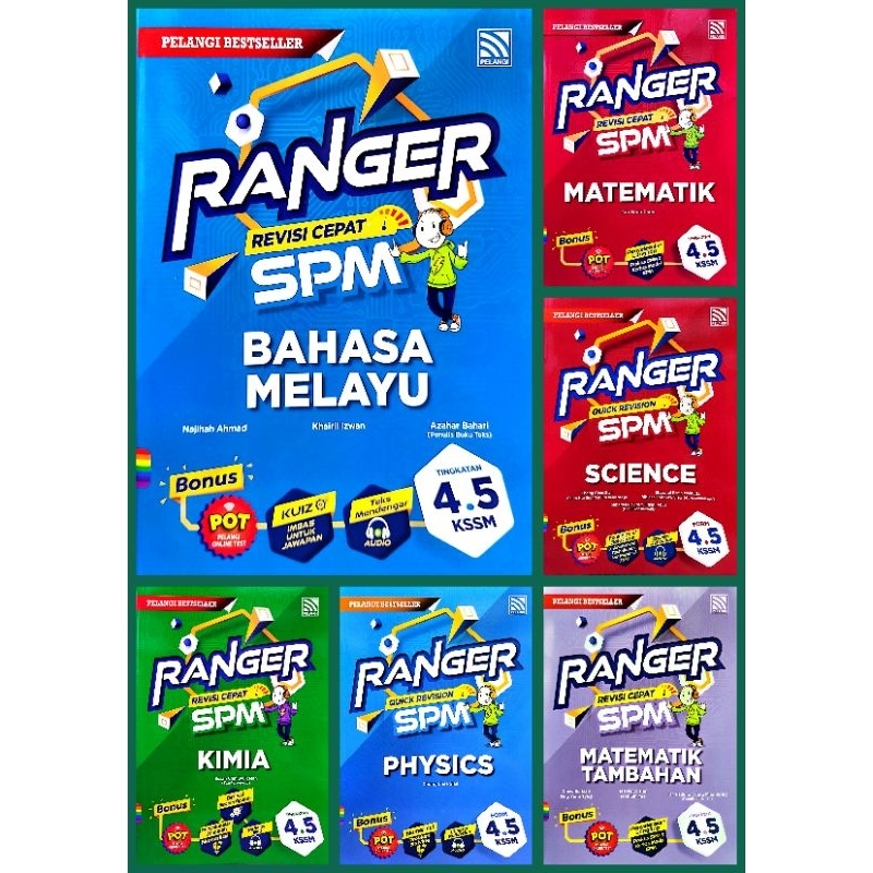 {PELANGI} RANGER REVISI CEPAT TINGKATAN 4&5 SPM (2025) | Shopee Malaysia