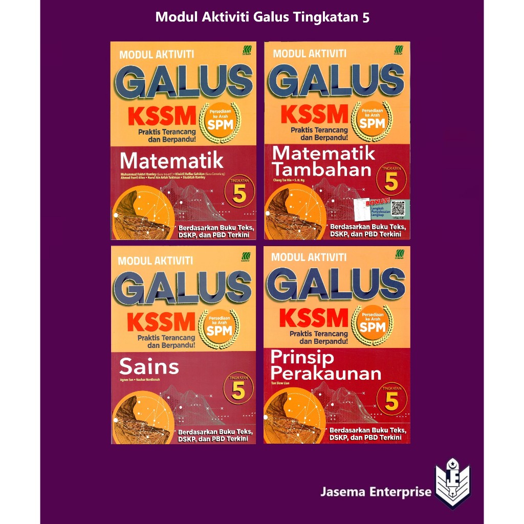Modul Aktiviti Galus SPM Tingkatan 5 Matematik | Sains | Matematik ...