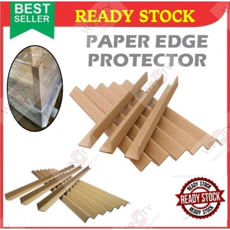 WSS L Shape 3mm x 3mm x 100cm Pallet Carton Paper angle / Corner / Edge ...