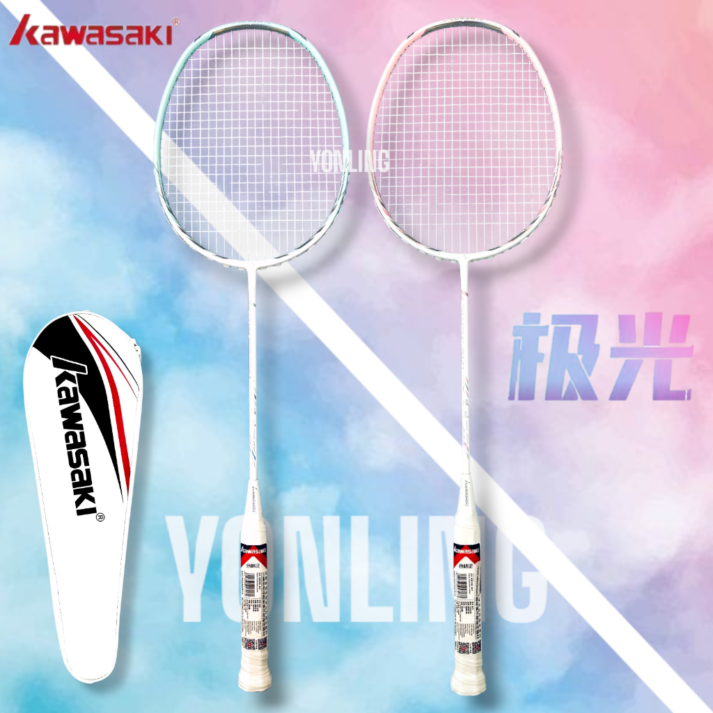 Kawasaki AURORA Original (30lbs) Badminton Racket FREE String + Bag ...