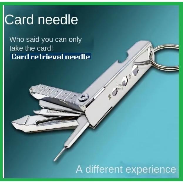 11 in 1 Multi-function Mini Utility All-in-one Keychain Pocket Tool ...