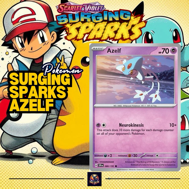 Pokemon TCG Azelf 080/191 Surging Sparks | Shopee Malaysia