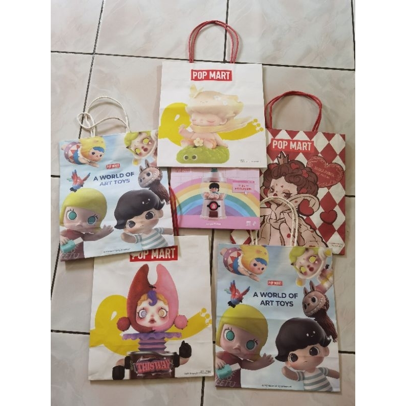 Pop Mart Paper Bag Used | Shopee Malaysia