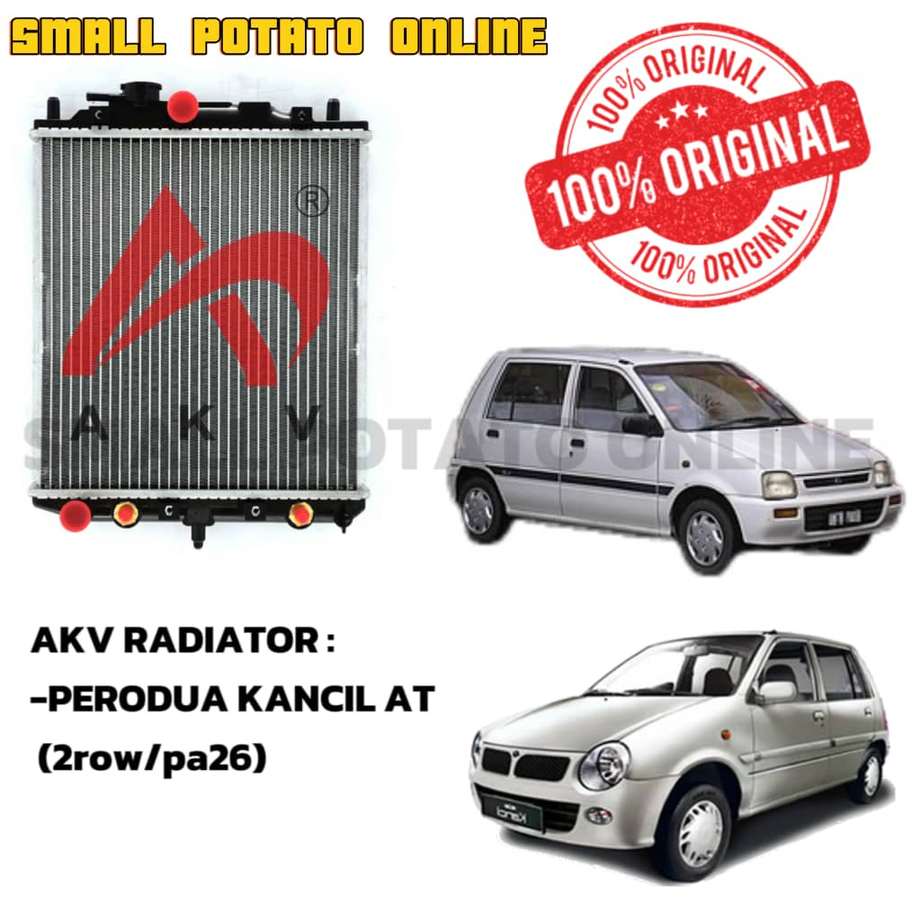 [100% GENUINE]AKV RADIATOR PERODUA KANCIL AT 2ROW/PA26 | Shopee Malaysia