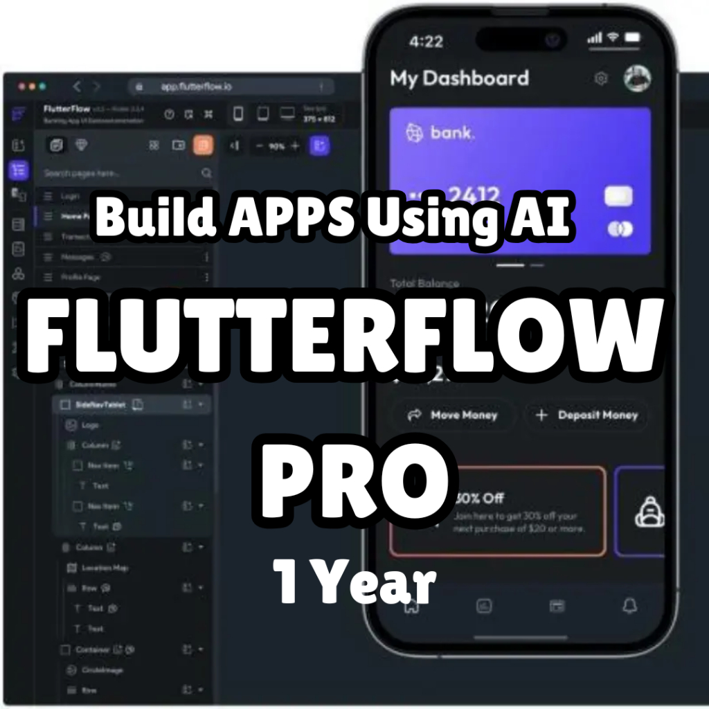 FlutterFlow PRO makes it easy for developers & entrepreneurs to build mobile apps | Shopee Malaysia