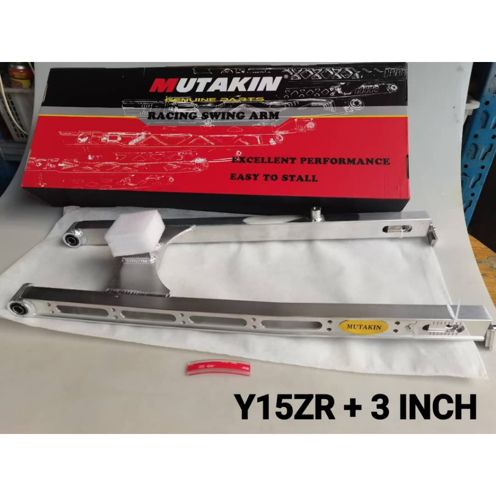 MUTAKIN - SWING ARM RACING DKT + 3INCI - SILVER - Y15ZR | Shopee Malaysia