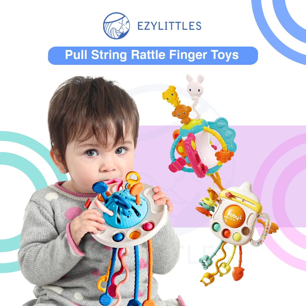 Goodway UFO Finger Toy Montessori Pull String Early Education Busy Kids ...