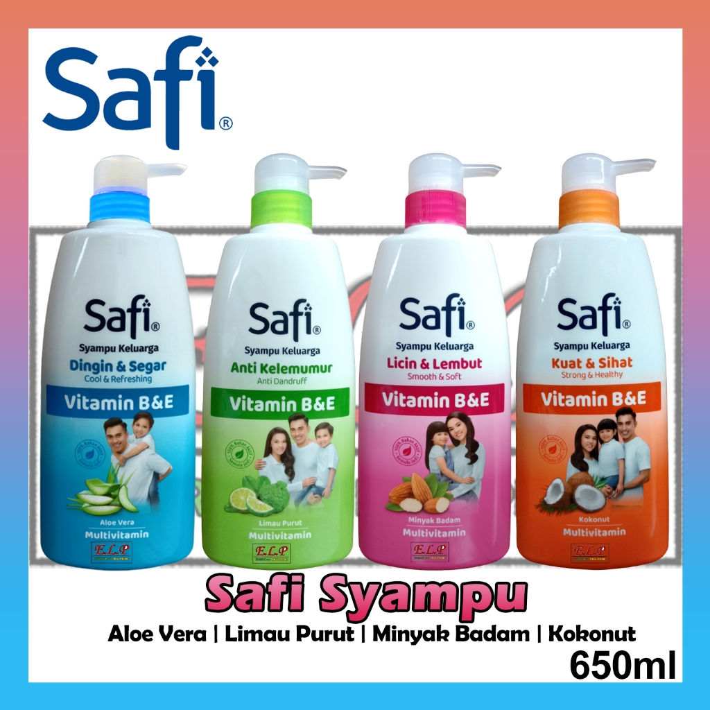 SAFI Syampu Keluarga Vitamin B & E / Bio-Nutrix - 650g | Shopee Malaysia