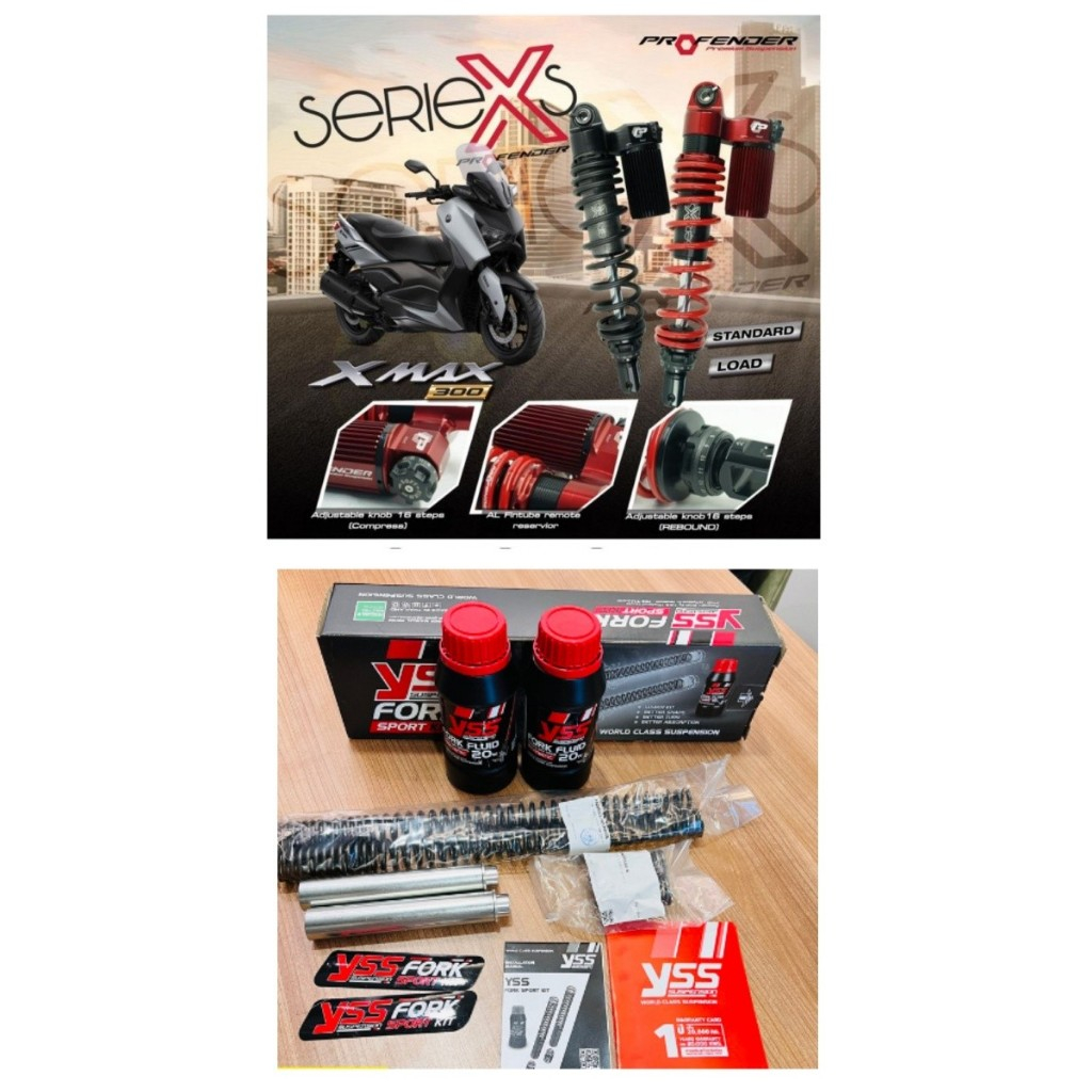 COMBO SET FOR XMAX YSS LOWER KIT LOWER 1.5INCH OR 2.0INCH + PROFENDER X ...