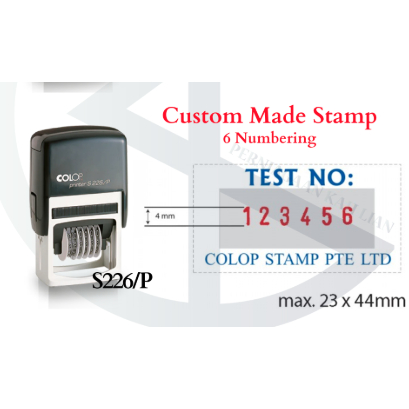 S-226/P Colop CUSTOM STAMP CHOP | Shopee Malaysia