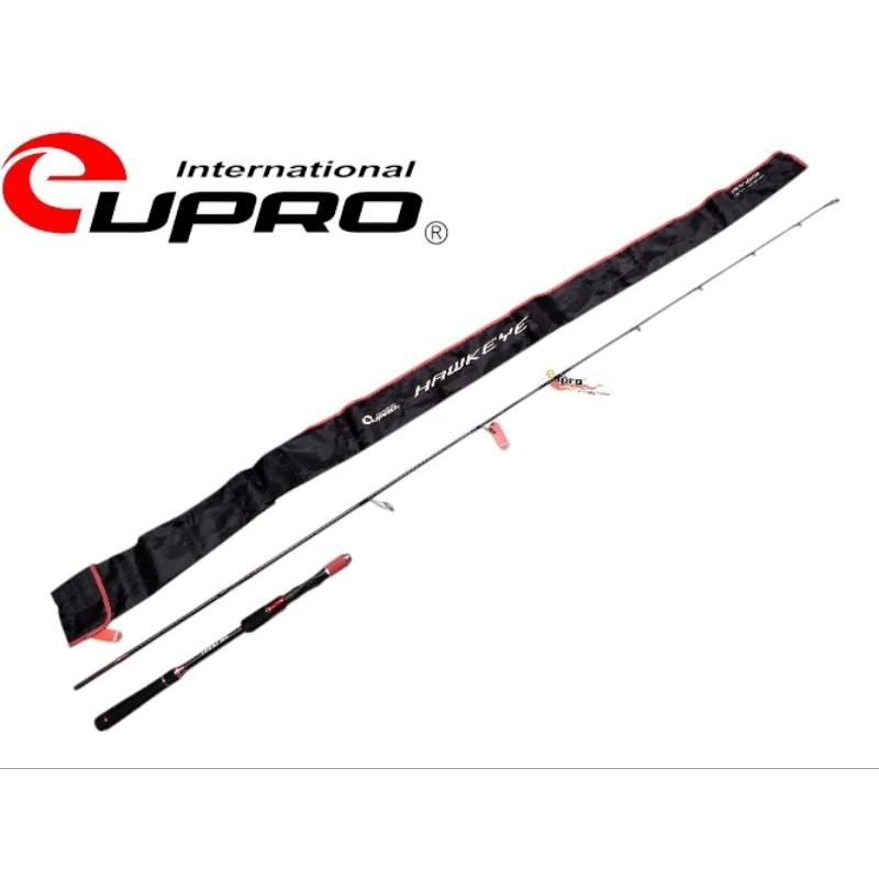 EUPRO INTERNATIONAL HAWKEYE SPINNING FISHING ROD (Buttjoint) | Shopee ...