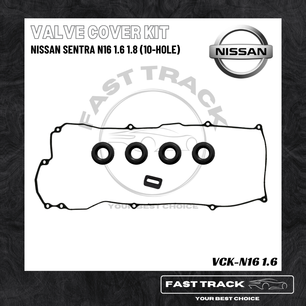 NISSAN SENTRA N16 1.6 1.8 (10-HOLE) VALVE COVER GASKET & PLUG SEAL ...