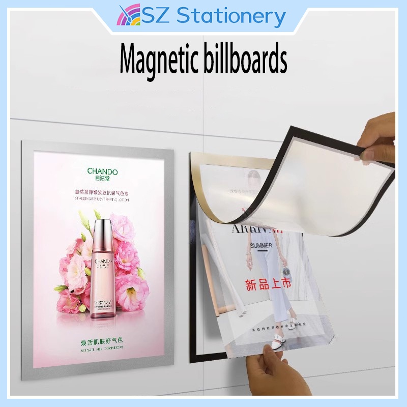 A3 A4 A5 A6 Magnetic Frame Display Board Wall Sticker Photo Certificate ...
