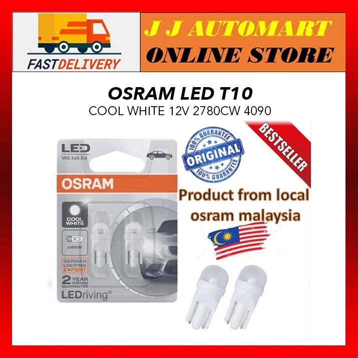Osram LED T10 Retrofits 6000K cool white 12V 2780CW 4090 | Shopee Malaysia