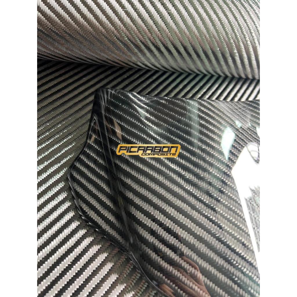Kain Carbon Fiber Twill besar big twill 280GSM 4x4 Twill Carbon Fiber ...