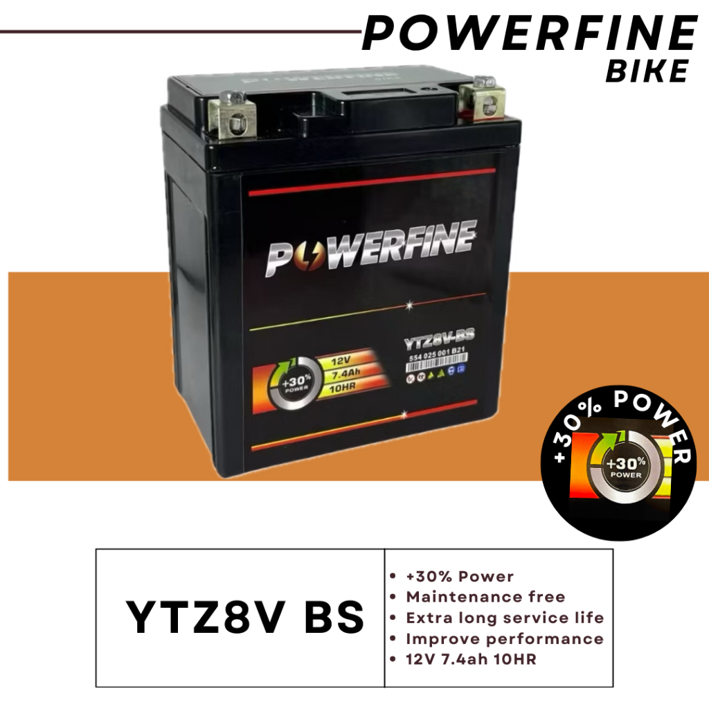 YTZ8V YTZ8 BATTERY POWERFINE MOTOR R25 BENELLI RFS150i RFS RFS150 CBR150 250 KLX150 CBR250 ...