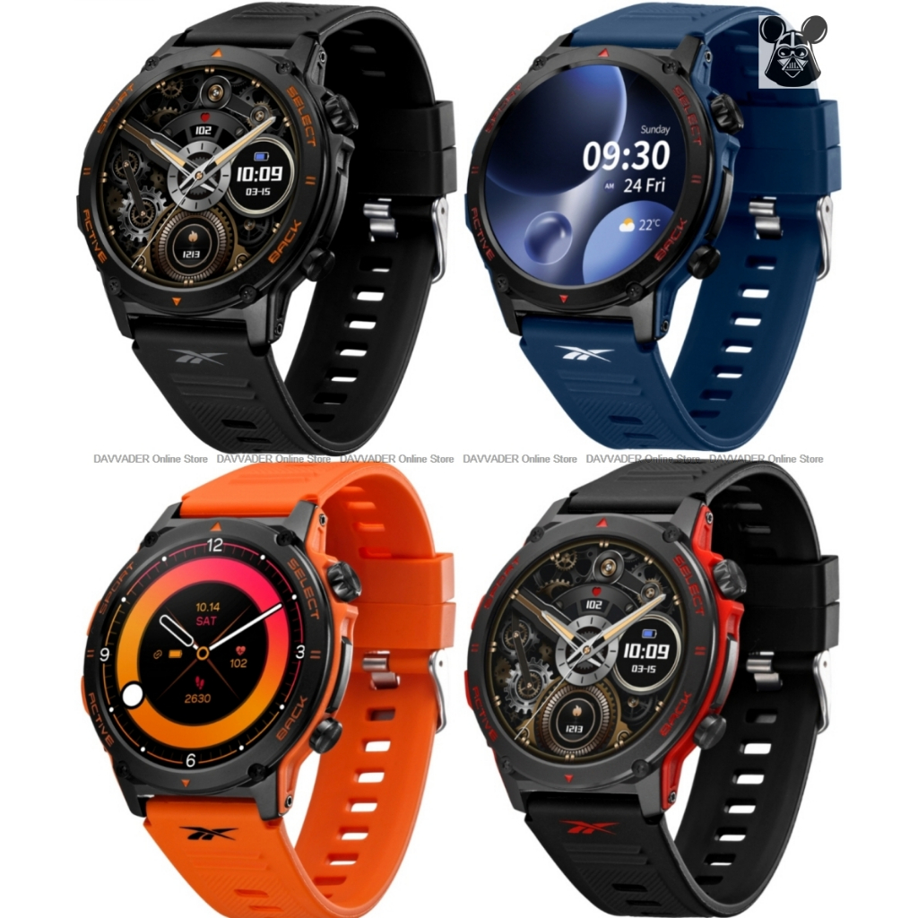 Reebok Smartwatch MOTIVE RV-MTI-G0 Touch Display AMOLED HRM 47mm ...