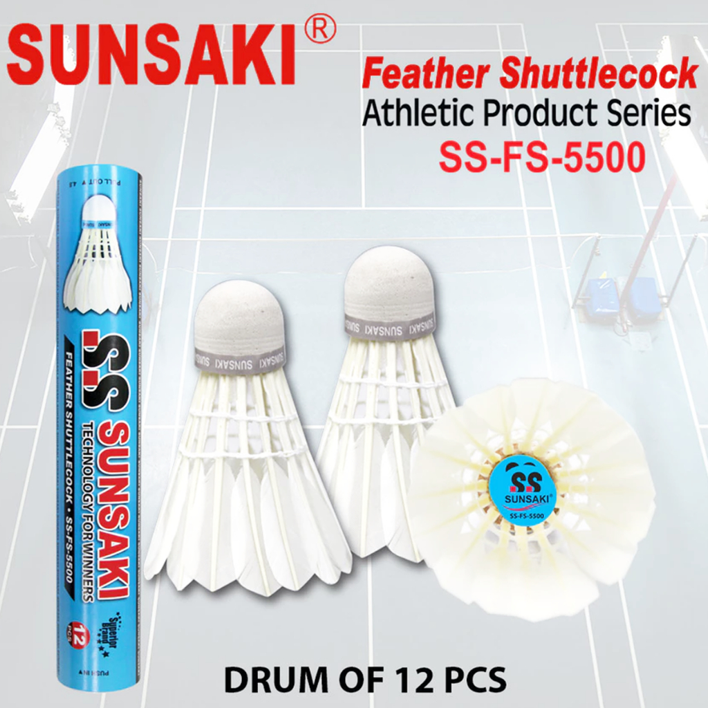 Bola badminton Murah / Sunsaki Feather Shuttlecock Badminton Bulu ...