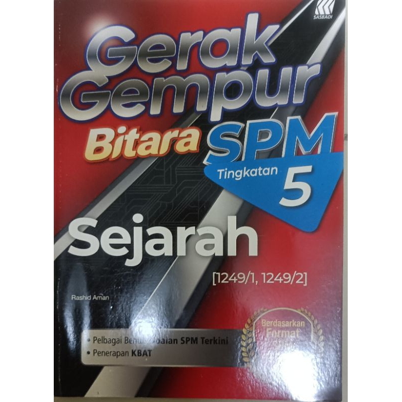 gerak gempur bitara SPM sejarah Tingkatan 5 ( tiada contengan) | Shopee ...