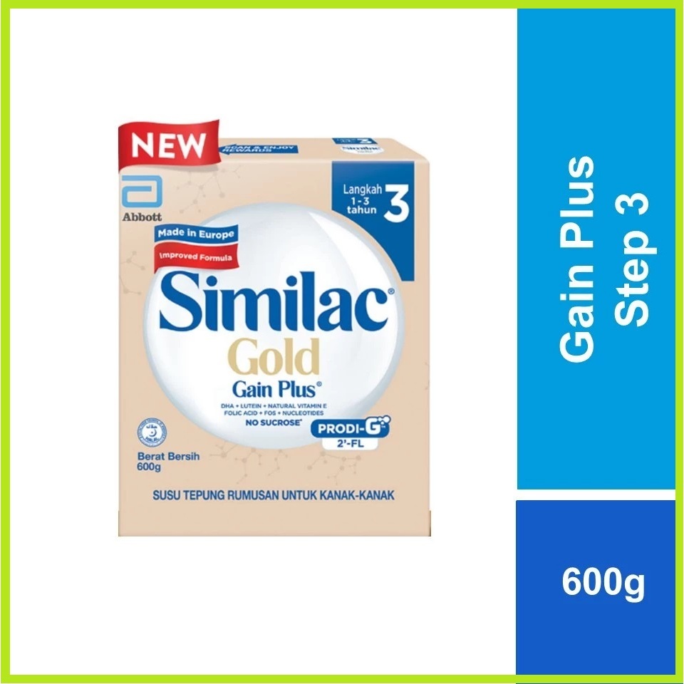(EXP APR2026)Similac Gold Gain Plus Step 3 Growing Up Milk for Faster ...