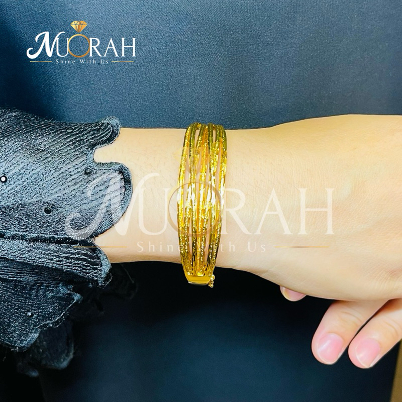 COP916 BANGLE NABILA RAZALI Persis emas sbnr | Shopee Malaysia