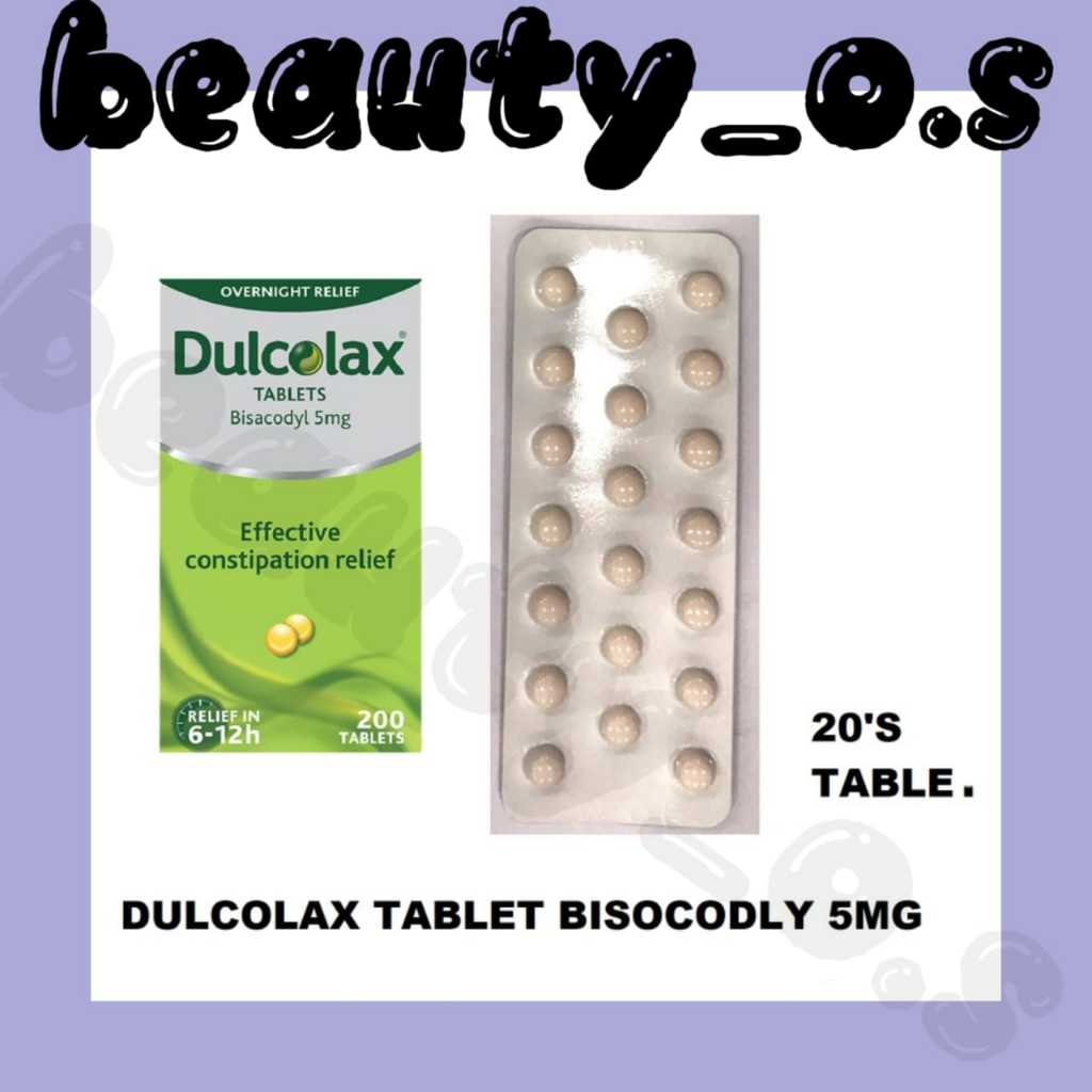 DULCOLAX CONSTIPATION RELIEF TABLET 5MG 30'S | Shopee Malaysia
