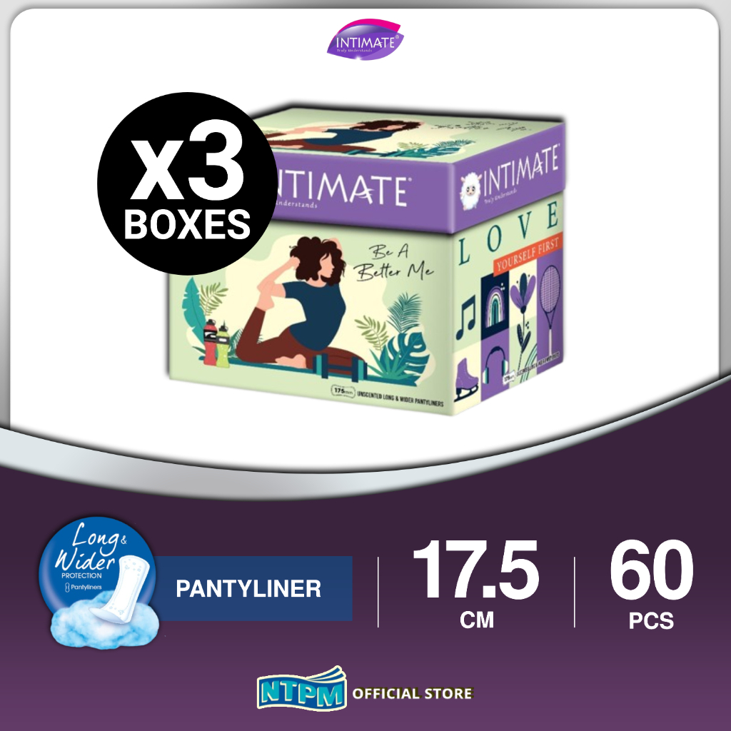(P66) Intimate Long Pantyliner 175mm (60's) X 3 Boxes | Shopee Malaysia