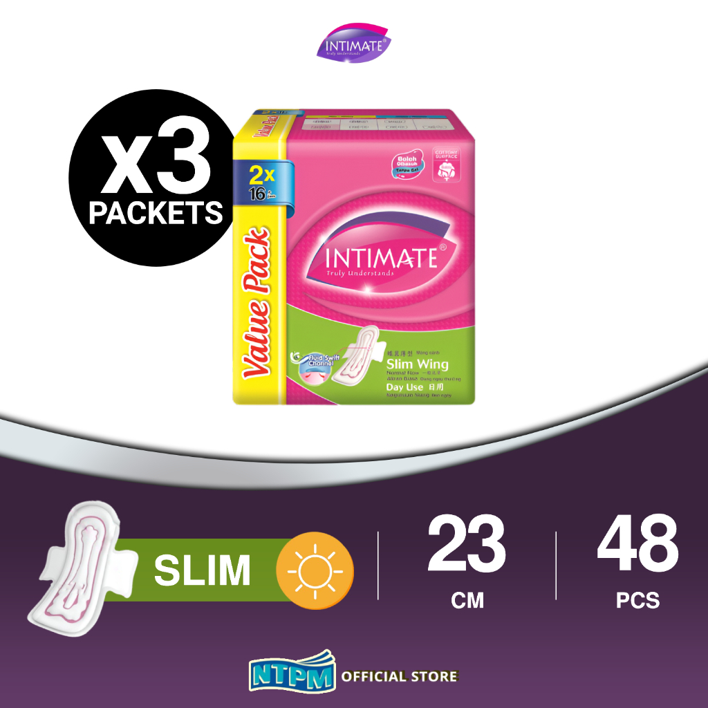 (M56) Intimate Daylite Slim Wing 230mm (16's x 2) X 3 Packets - [FREE ...